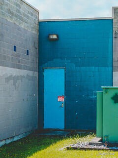 Blue Security Door | Jonathan Timar